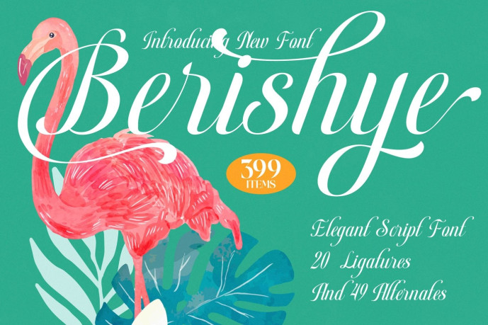 Berishye - Elegant Script Font - Free Font