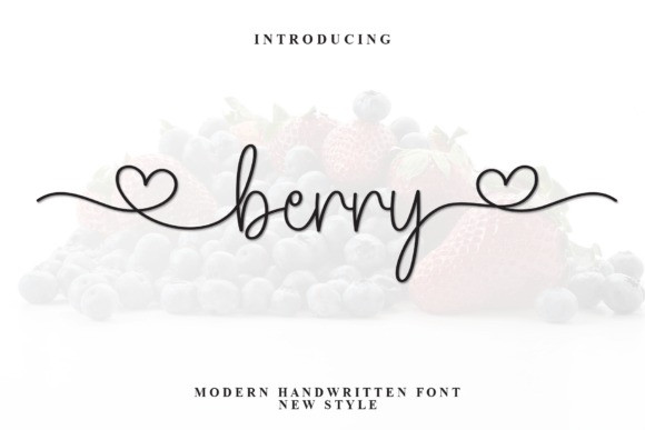 Berry Handwriting Font - Free Font