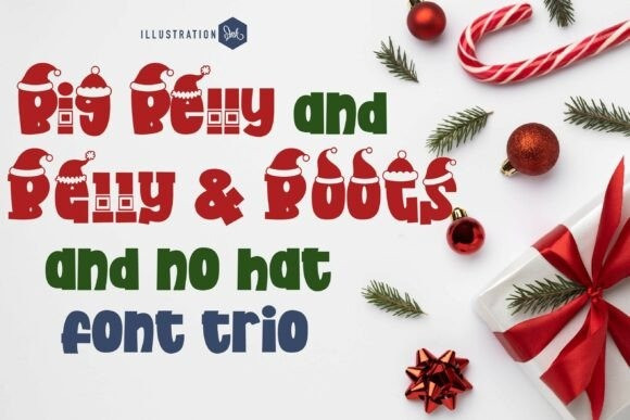 Big Belly Trio Font - Free Font