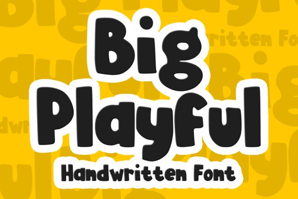 Big Playful Font - Free Font