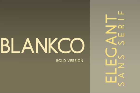 Blankco Bold Font - Free Font