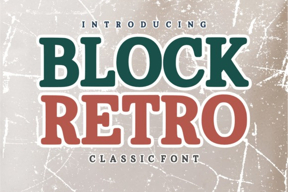 Block Retro Font - Free Font