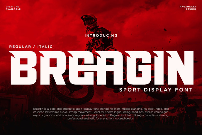 Breagin Font - Free Font