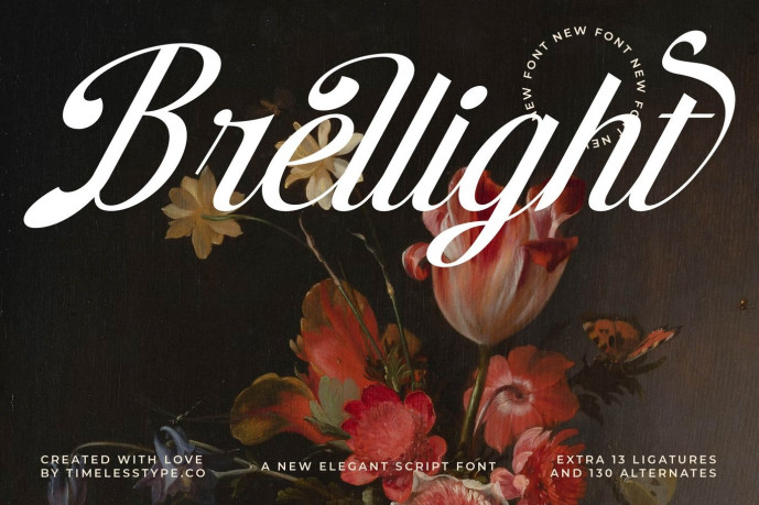 Brellight - New Elegant Script Font - Free Font