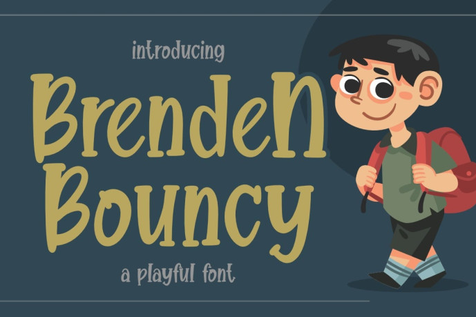 Brenden Bouncy – Playful Kids Font - Free Font