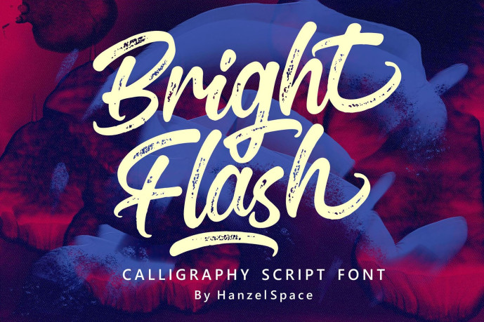 Bright Flash – Script Font - Free Font