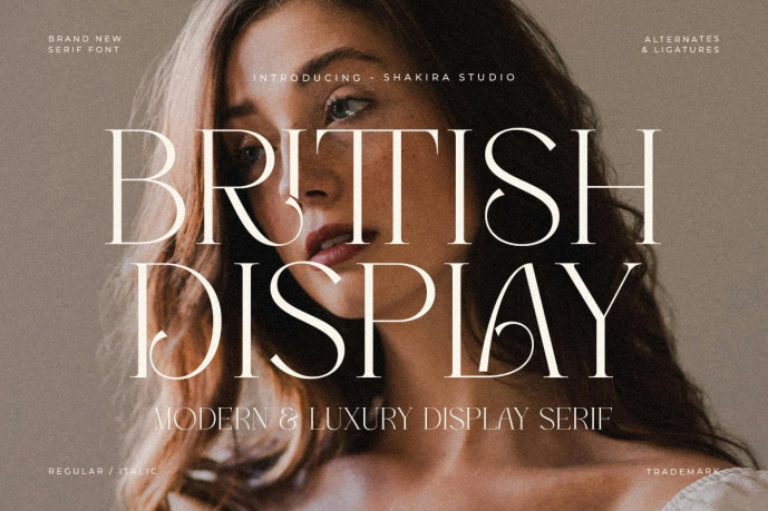 Brittish Display Font - Free Font