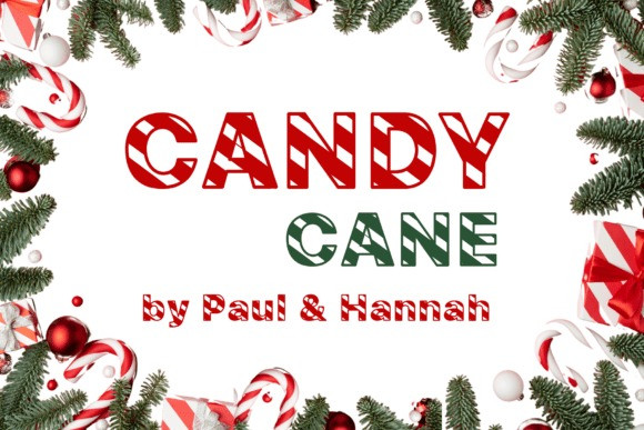 Candy Cane Font - Free Font