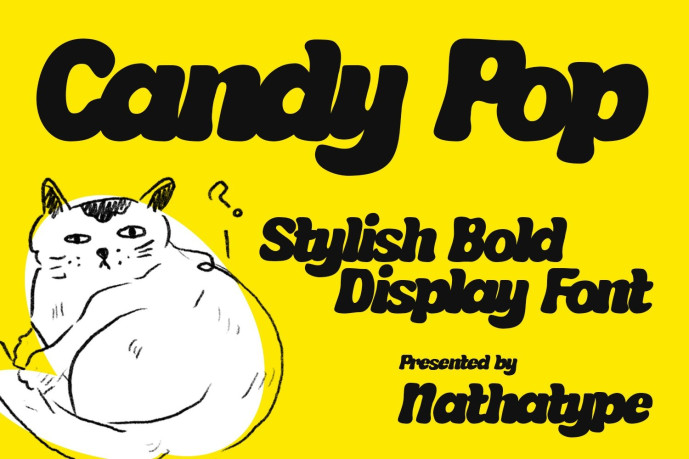 Candy Pop Display Font - Free Font