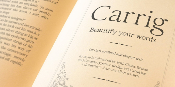 Carrig Font Family - Free Font