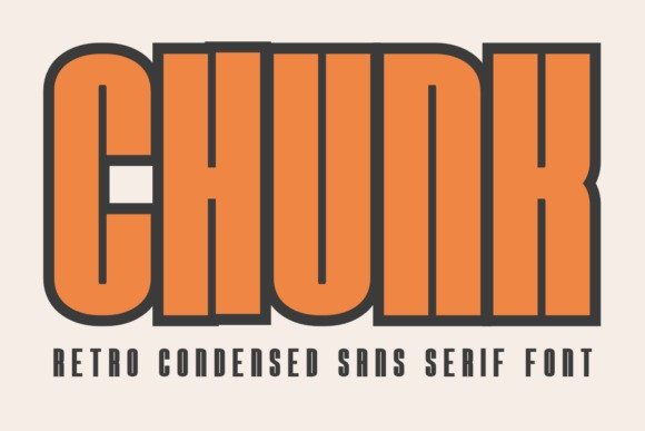 Chunk Display Font - Free Font