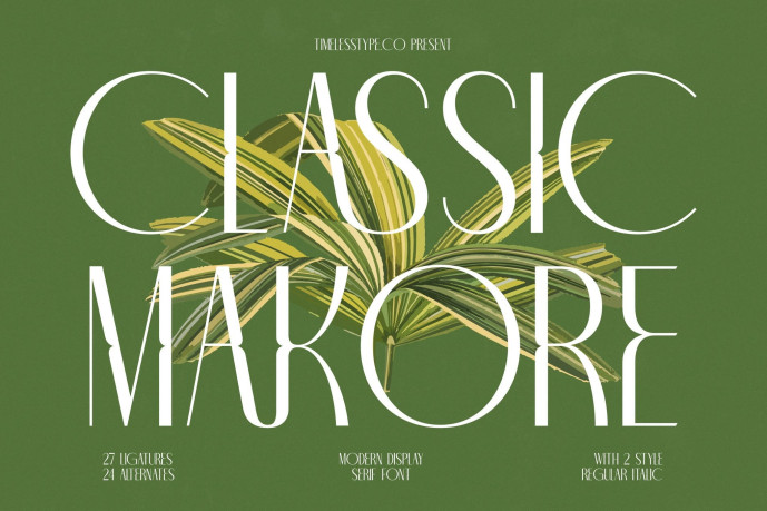 Classic Makore Font - Free Font