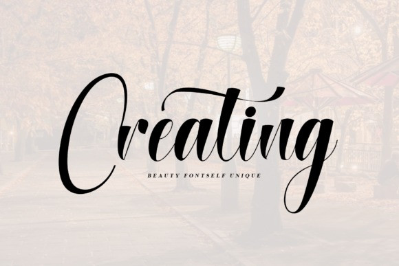 Creating Script Font - Free Font