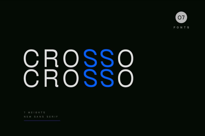Crosso Font - Free Font