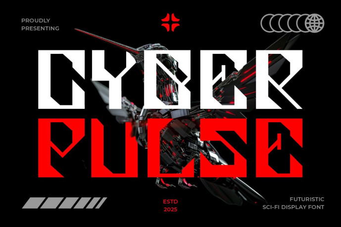Cyber Pulse Futuristic Display Font - Free Font