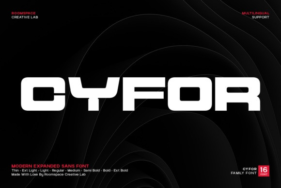 Cyfor Font Family - Free Font