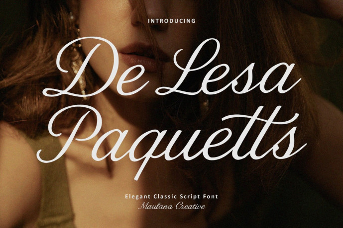 De Lesa Paquetts Script Font - Free Font