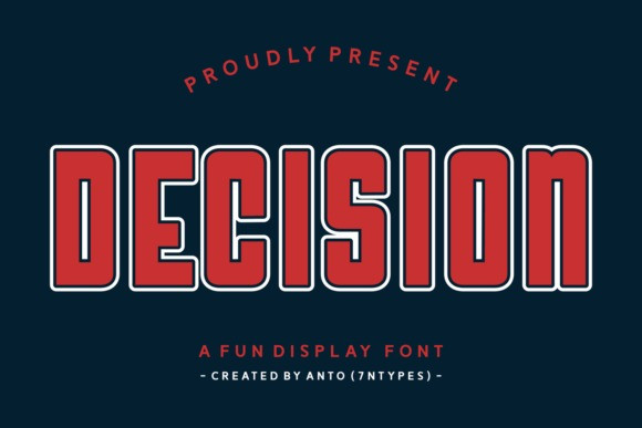 Decision Font - Free Font