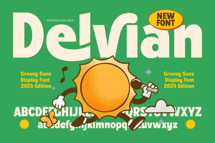 Delvian Display Font - Free Font