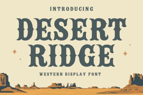 Desert Ridge Font - Free Font
