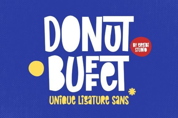 Donut Buffet Font - Free Font