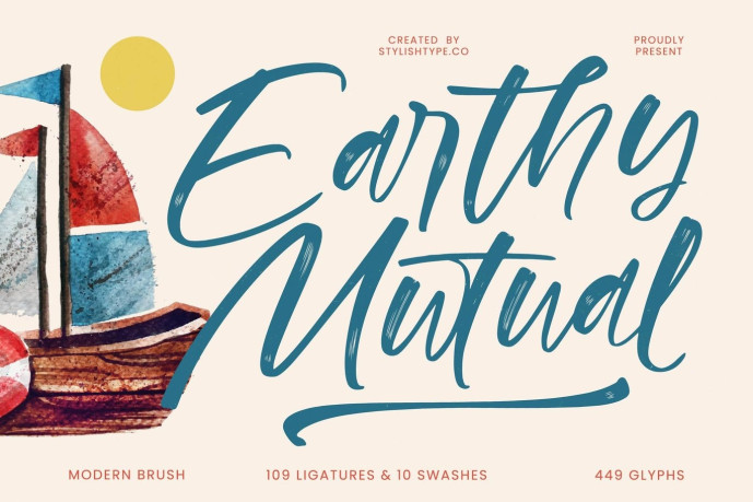 Earthy Mutua Script Font - Free Font