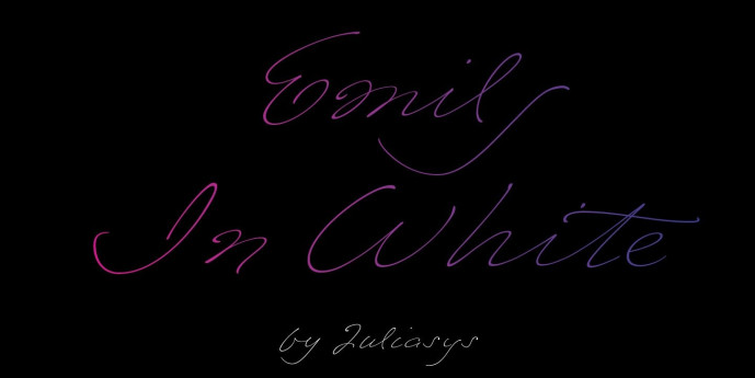 Emily In White Font - Free Font
