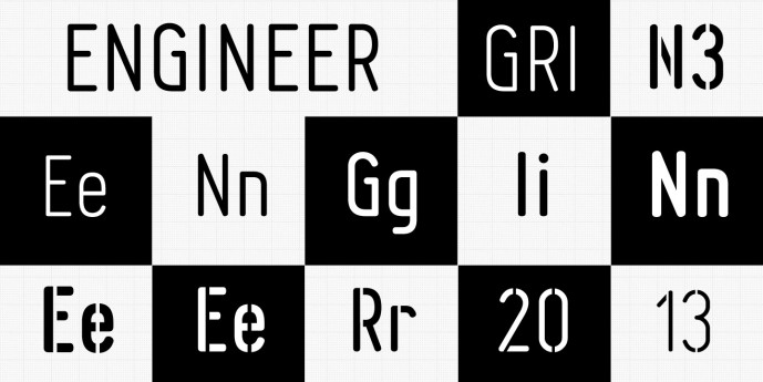 Engineer Font Family - Free Font