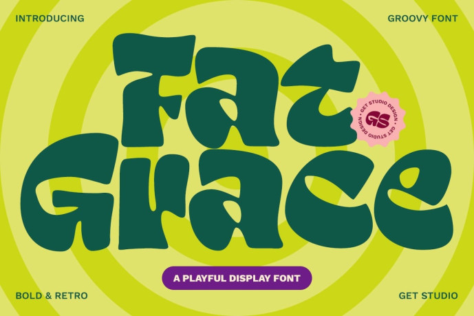 Fat Grace - Playful Display Font - Free Font