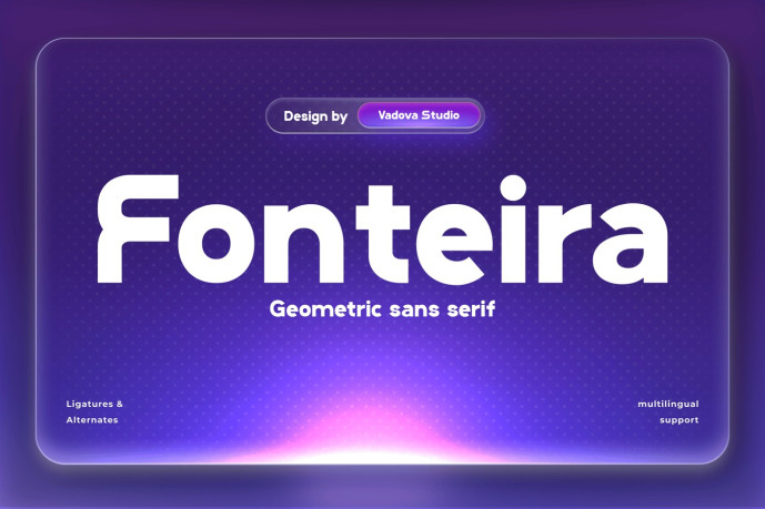 Fonteira Geometric Sans Serif Font - Free Font
