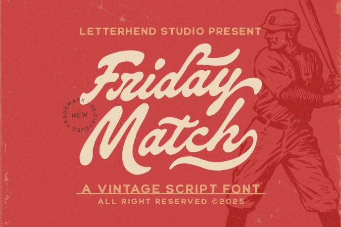 Friday Match Font - Free Font