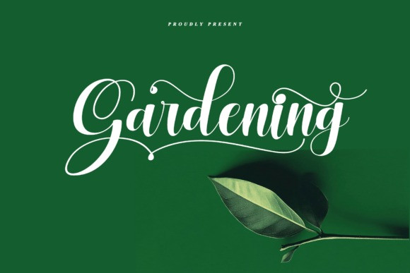 Gardening Script Font - Free Font