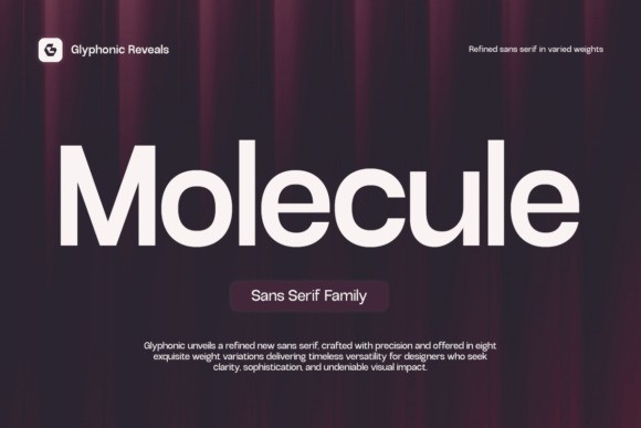 Gc Molecule Font - Free Font
