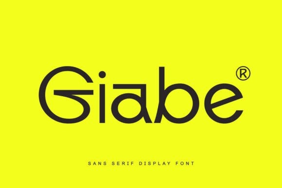 Giabe Font - Free Font