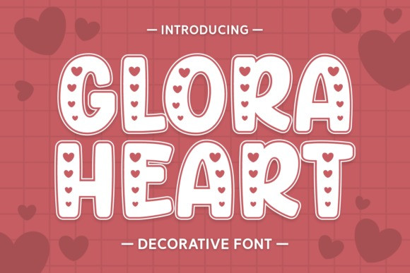 Glora Heart Font - Free Font
