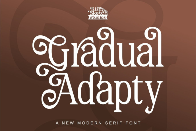 Gradual Adapty Font - Free Font