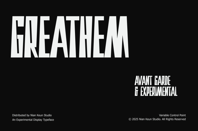 Greathem Font - Free Font