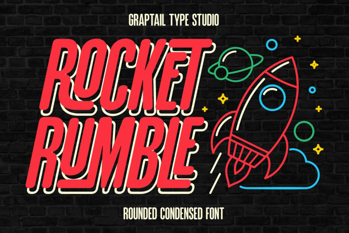 GTS Rocket Rumble Font - Free Font