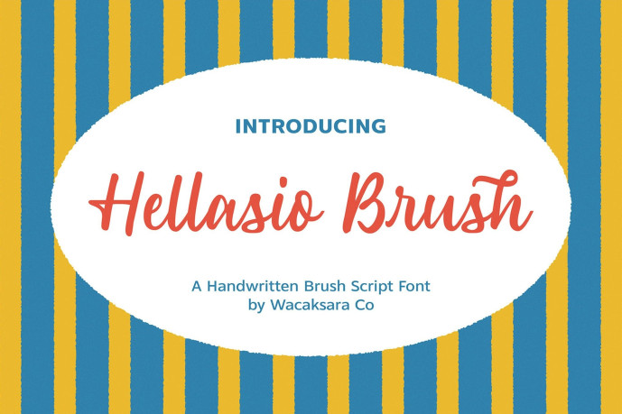 Hellasio - Brush Script Font - Free Font