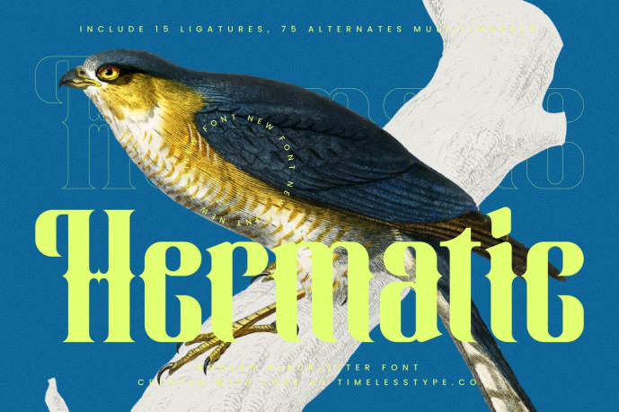 Hermatic Font - Free Font