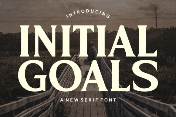 Initial Goals Font - Free Font
