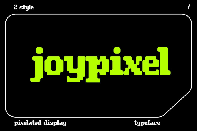 Joypixel Display Font - Free Font