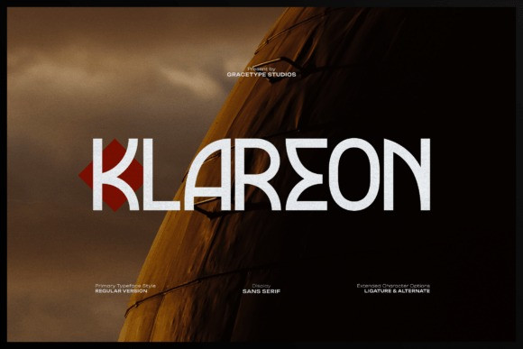 Klareon Font - Free Font