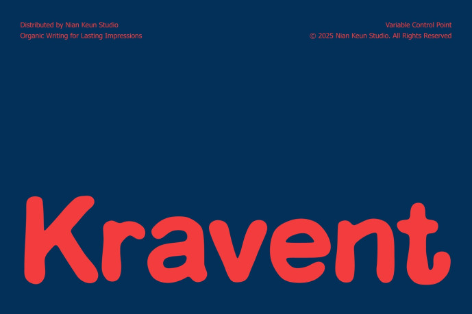 Kravent – Soft Rounded Font - Free Font