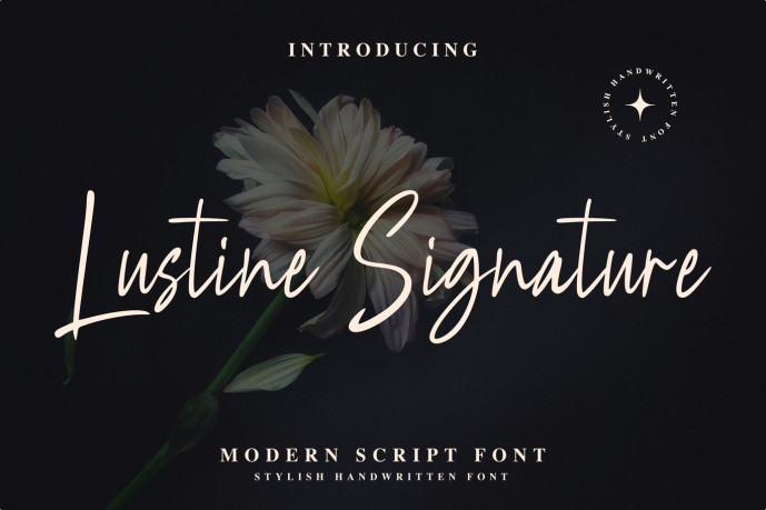 Lustine Signature Script Font - Free Font
