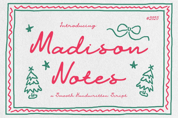 Madison Notes Script Font - Free Font
