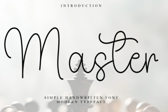 Master Handwriting Font - Free Font