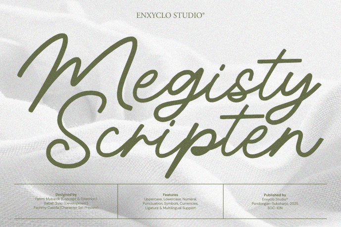 Megisty — Elegant Monoline Script Font - Free Font
