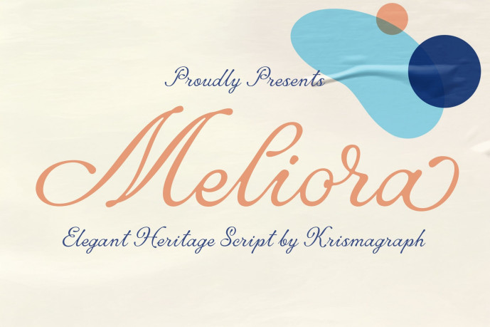 Meliora Script Font - Free Font