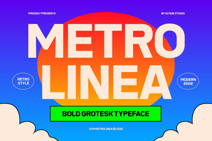 Metrolinea Font - Free Font